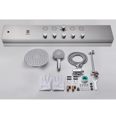 Black Stainless Steel Shower Panel , Showers Plus Online Shop - Showers ...